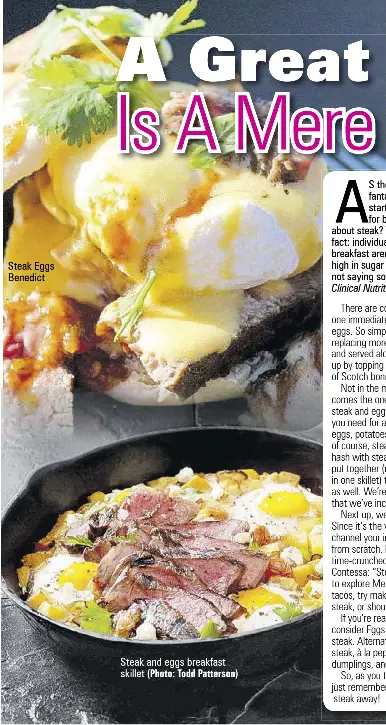 A Great Breakfast Is A Mere Steak Away - PressReader