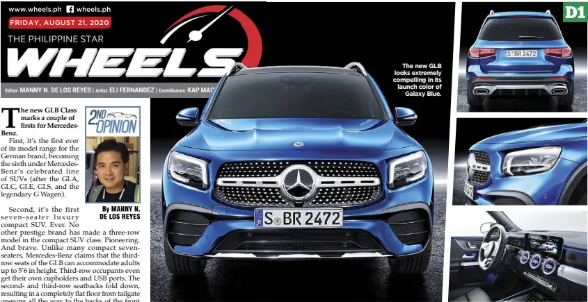 MERCEDES-BENZ ROLLS OUT FIRST-EVER GLB CLASS - PressReader