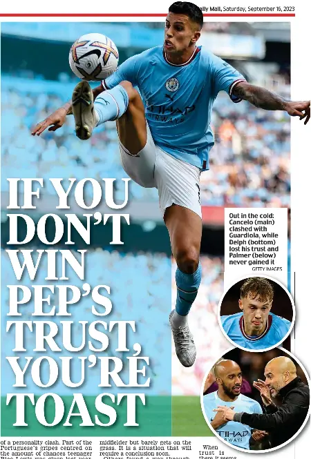 IF YOU DON’T WIN PEP’S TRUST, YOU’RE TOAST - PressReader