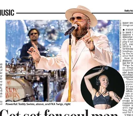 Get set for soul man Swims to make a big SPLASH - PressReader