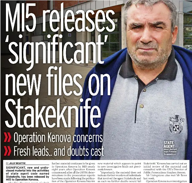 MI5 releases ‘significan­t’ new files on Stakeknife - PressReader