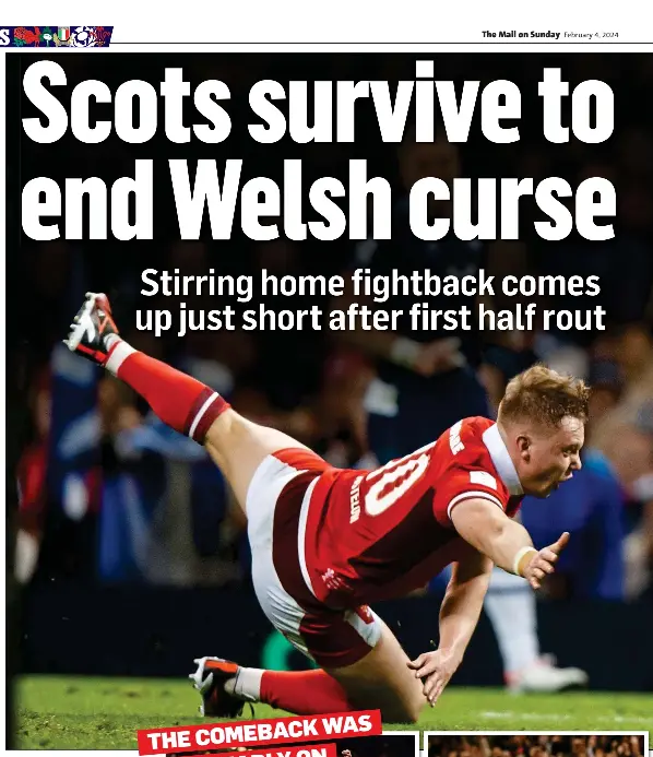 Scots survive to end Welsh curse - PressReader
