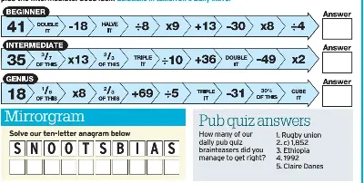 30-sec brain teaser - PressReader