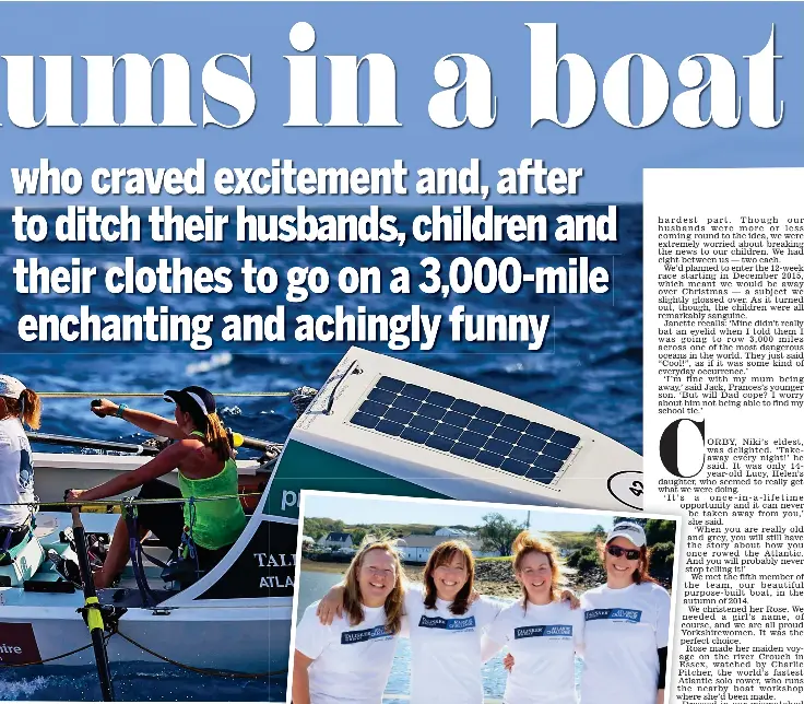 Four ( naked) mums in a boat - PressReader