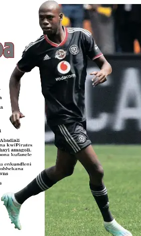 Ingwevu yepirates isakholelw­a kumakgopa - PressReader