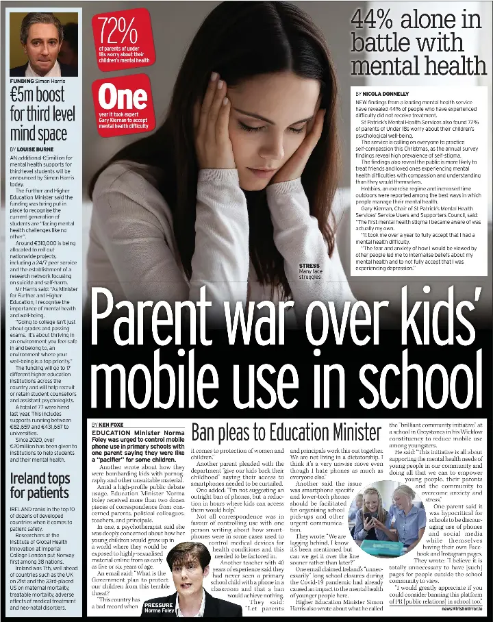 Parent war over kids’ mobile use in school - PressReader