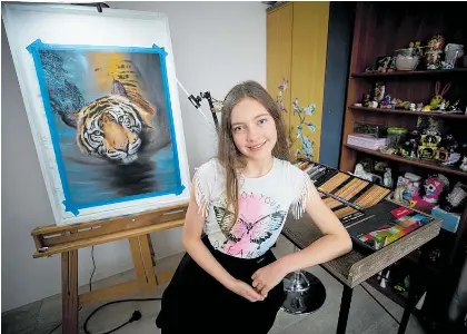 12-year-old’s wild art takes off with a hiss and a roar - PressReader