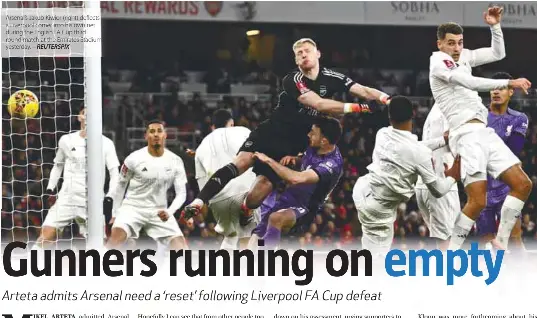 Gunners running on empty - PressReader