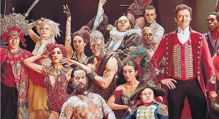 “El gran showman” llega el jueves. - PressReader