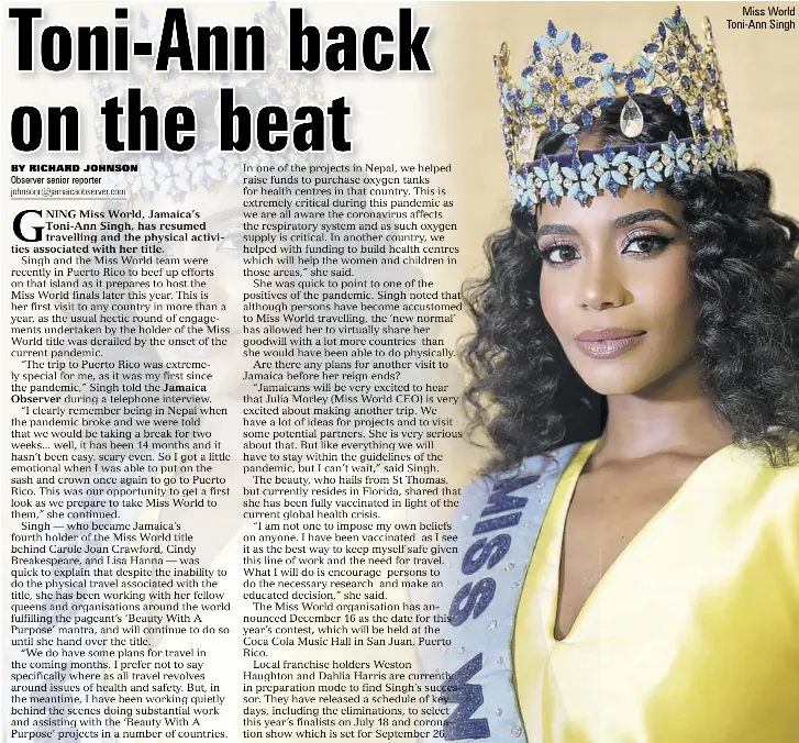 Toni-ann back on the beat - PressReader