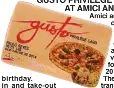 GuSTO PRivileGe DiSCOuNT CARD AT AMiCi AND CARA MiA - PressReader