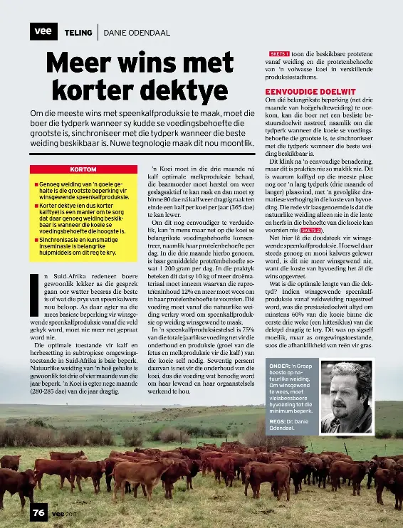 Meer wins met korter dektye - PressReader