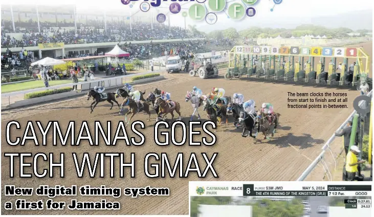 CAYMANAS GOES TECH WITH GMAX New digital timing system a first for Jamaica - PressReader
