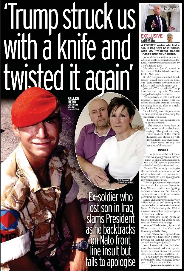 ‘Trump struck us with a knife and twisted it again’ - PressReader