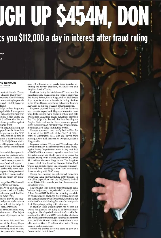 COUGH UP $454M, DON - PressReader