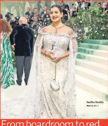 From boardroom to red carpet: Sudha Reddy shines at Met Gala 2024 ...