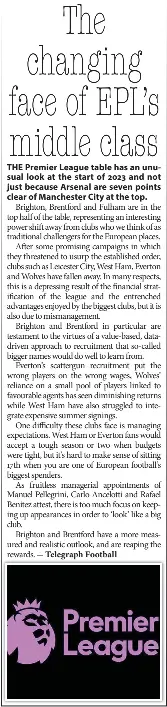 The changing face of EPL’s middle class - PressReader