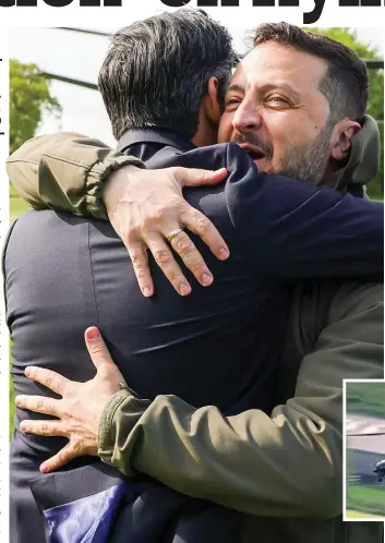 Zelensky secures ‘jets coalition’ on flying visit - PressReader