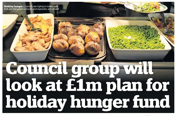 Council group will look at £1m plan for holiday hunger fund - PressReader