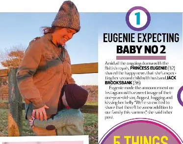 EUGENIE EXPECTING BABY NO 2 - PressReader