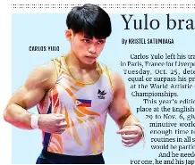 Yulo braces for tough field in world tilt - PressReader