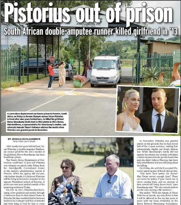 Pistorius out of prison - PressReader