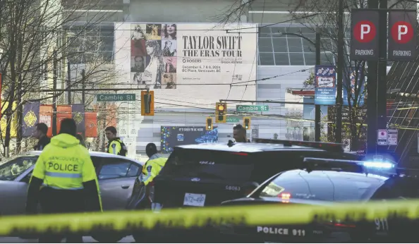 Two stabbed downtown; suspect killed by police - PressReader