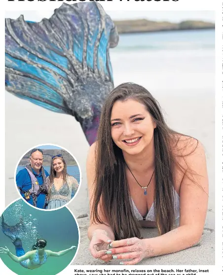 The mermaid’s tale: How Kate is living her dream under freezing ...