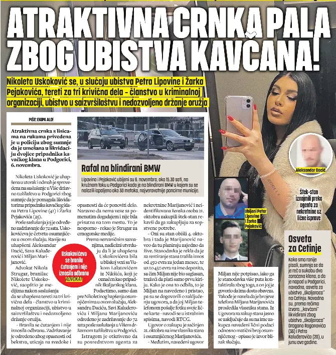 ATRAKTIVNA CRNKA PALA ZBOG UBISTVA KAVČANA! - PressReader