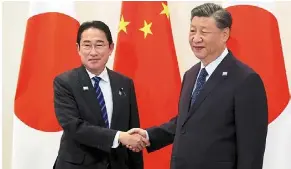 Kishida tells Xi of ‘serious concerns’ - PressReader