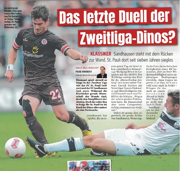 Das letzte Duell der Zweitliga-Dinos? - PressReader