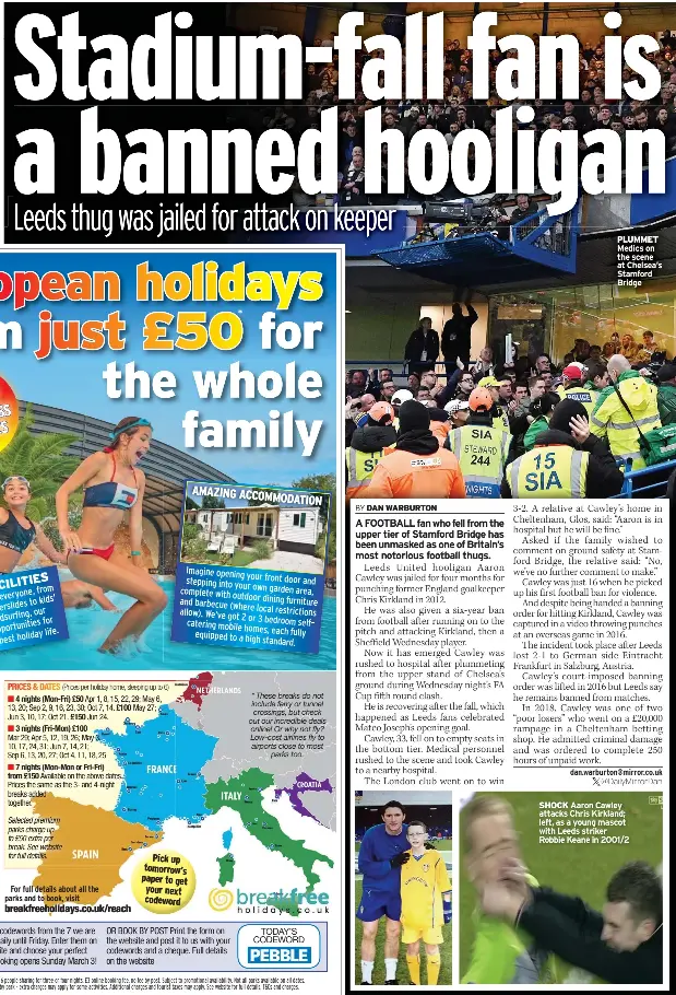 Stadium-fall fan is a banned hooligan - PressReader