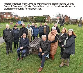FIVE new benches in the community - PressReader