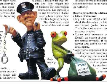 Deal with that SARS letter now - PressReader