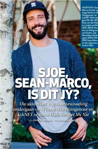 Kyk hoe lyk Sean-Marco in HG-fliek - PressReader