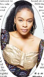 Nomzamo shuts down Mashatile rumours - PressReader