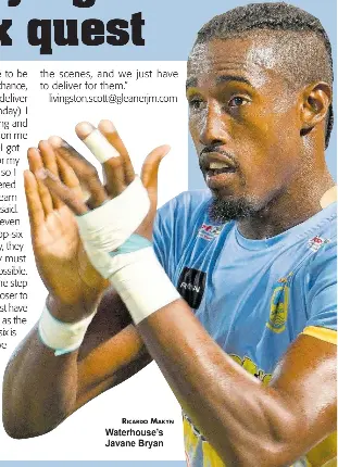 Bryan intent on playing role in Waterouse’s top-six quest - PressReader