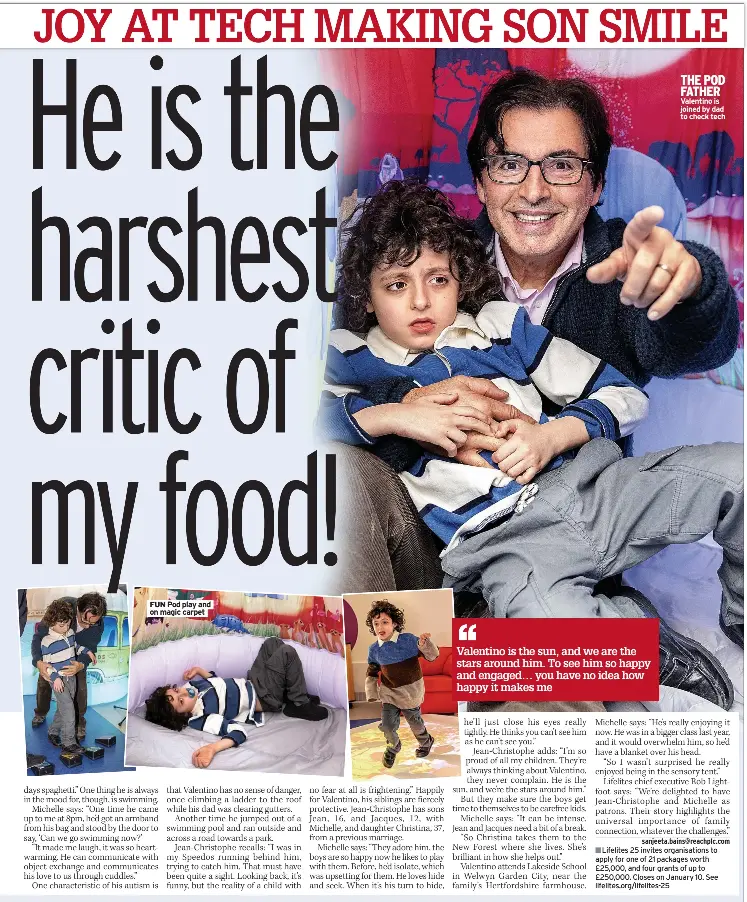 He is the harshest critic of my food! - PressReader