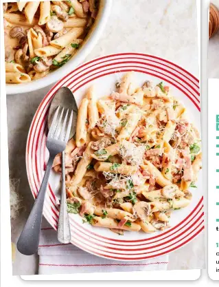 Creamy Sweet Chilli Carbonara Penne - PressReader