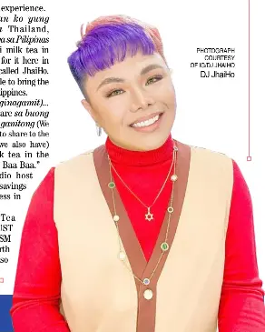 DJ JhaiHo serves up Baa Baa Thai Tea - PressReader