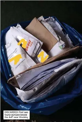 Hundreds of letters dumped at roadside - PressReader