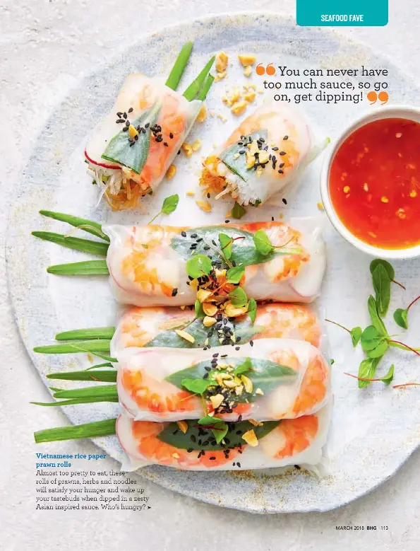Vietnamese rice paper prawn rolls - PressReader