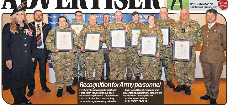 Recognitio­n for Army personnel - PressReader