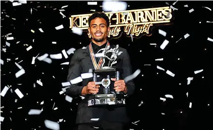 Bula Wins Kelly-Barnes Medal in Rookie Year - PressReader