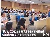 TCS, Cognizant seek skilled students in campuses - PressReader