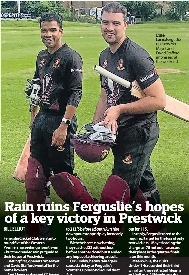 Rain ruins Ferguslie’s hopes of a key victory in Prestwick - PressReader