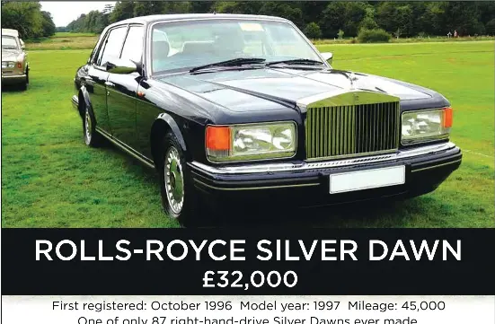 ROLLS-ROYCE SILVER DAWN £32,000 - PressReader