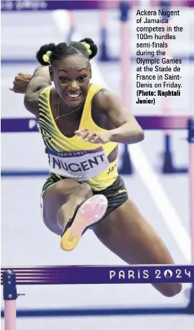 Nugent determined to ‘show up’ in the sprint hurdles final - PressReader