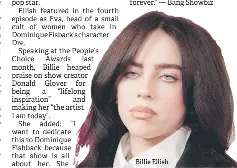 Director wanted Billie Eilish in ‘Azrael’ - PressReader
