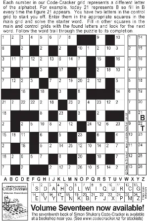 Simon Shuker’s Code Cracker - PressReader